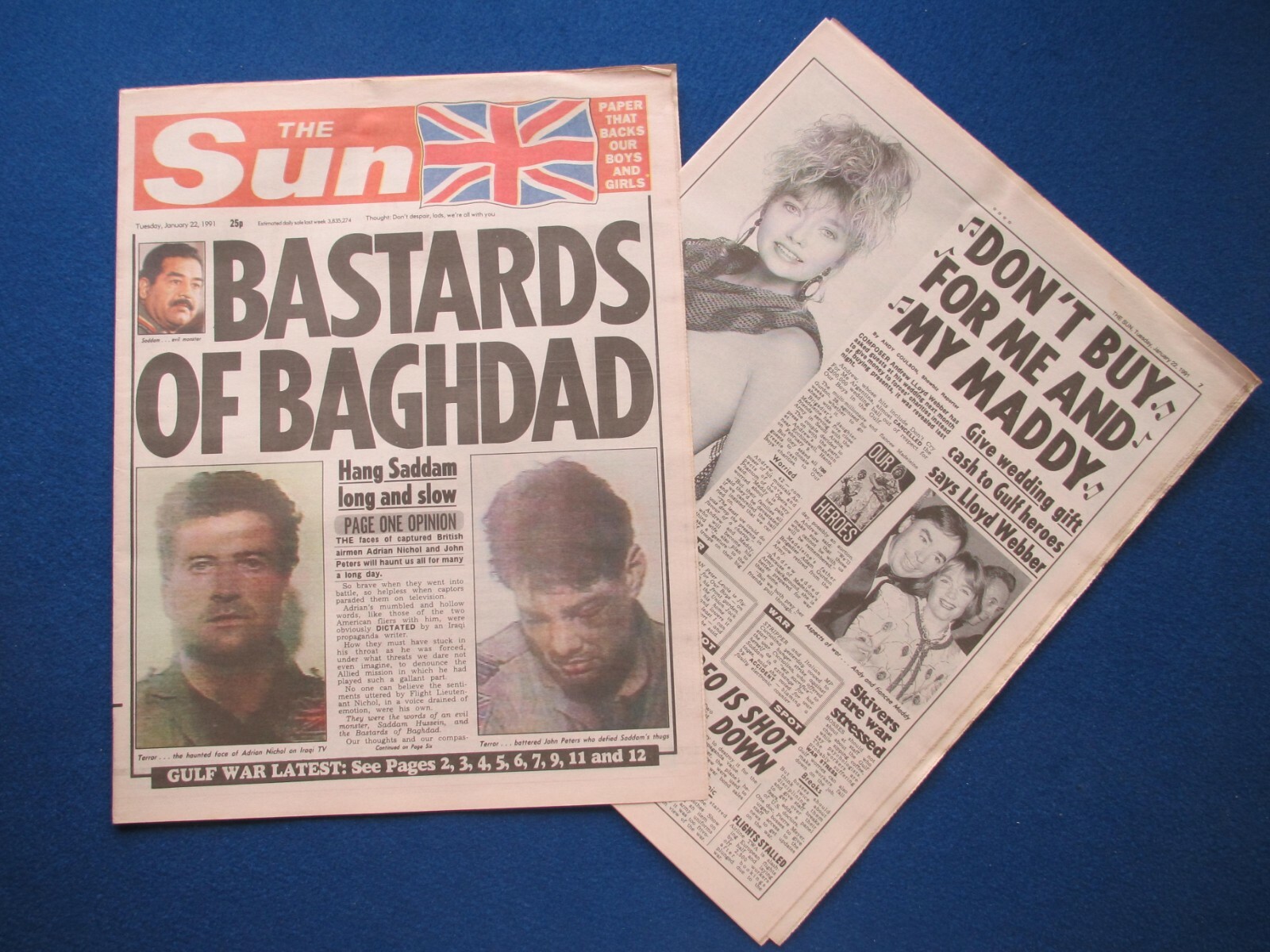 ' The Sun ' Complete original Newspapers 1991 - Your Birthday ? Page 3 ...