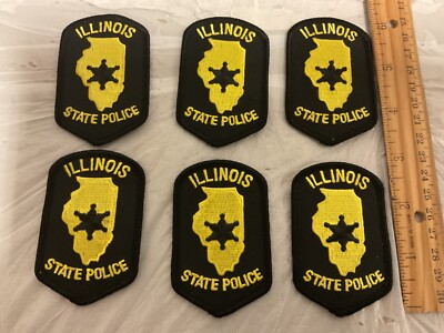 Illinois State Police Hat Size collectable Patch 6 total all new | eBay