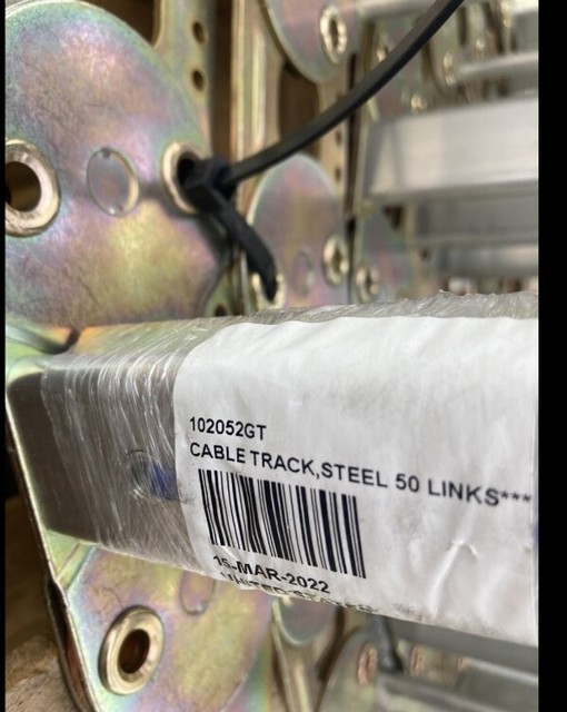 Genuine OEM GENIE LIFT PART 102052GT CABLE TRACK STEEL 50 LINKS for ...