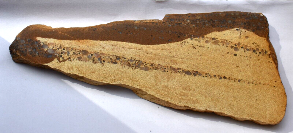 River Jasper w Quartz Bubbles from The New River, North Carolina ...