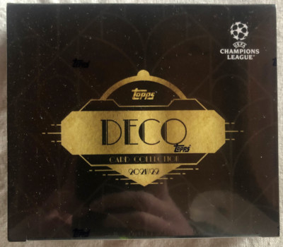 2021-22 Topps Deco UEFA Champions League Soccer Sealed Box - Auto ...