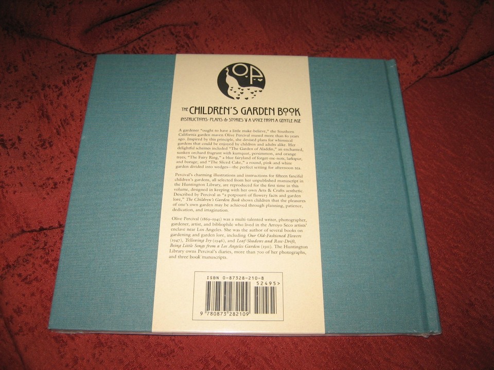 OLIVE PERCIVAL -- CHILDREN'S GARDEN BOOK HRDCVR (SEALED) 9780873282109 ...