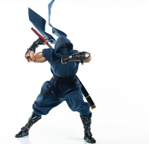 1/12 Scale Ninja Outfit Set - Premium Clothes Model for 6" Male Action ...