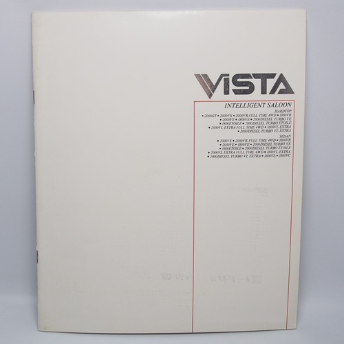 Toyota Vista 2Nd Generation 20 Series Gt Vx Vr Ve Vl Extra Etoile ...