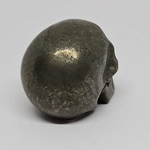 TNT: 2" Realistic Pyrite Stone Mineral Human Skull Skeleton Carving ...