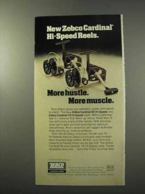 1977 Zebco Cardinal 6X Hi-Speed & 7X Hi-Speed Reels Ad | eBay