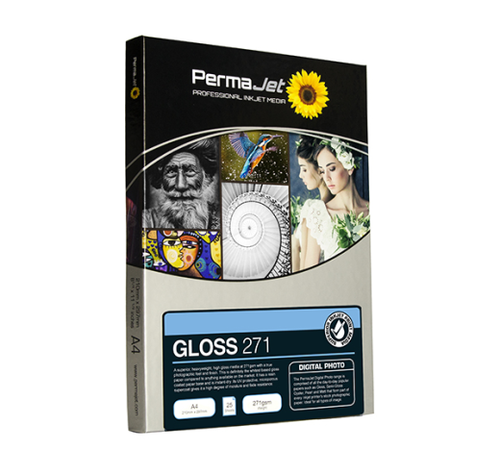 Permajet Gloss 271gsm - 7x5 Photo Paper : 100 Sheets (50805 ...