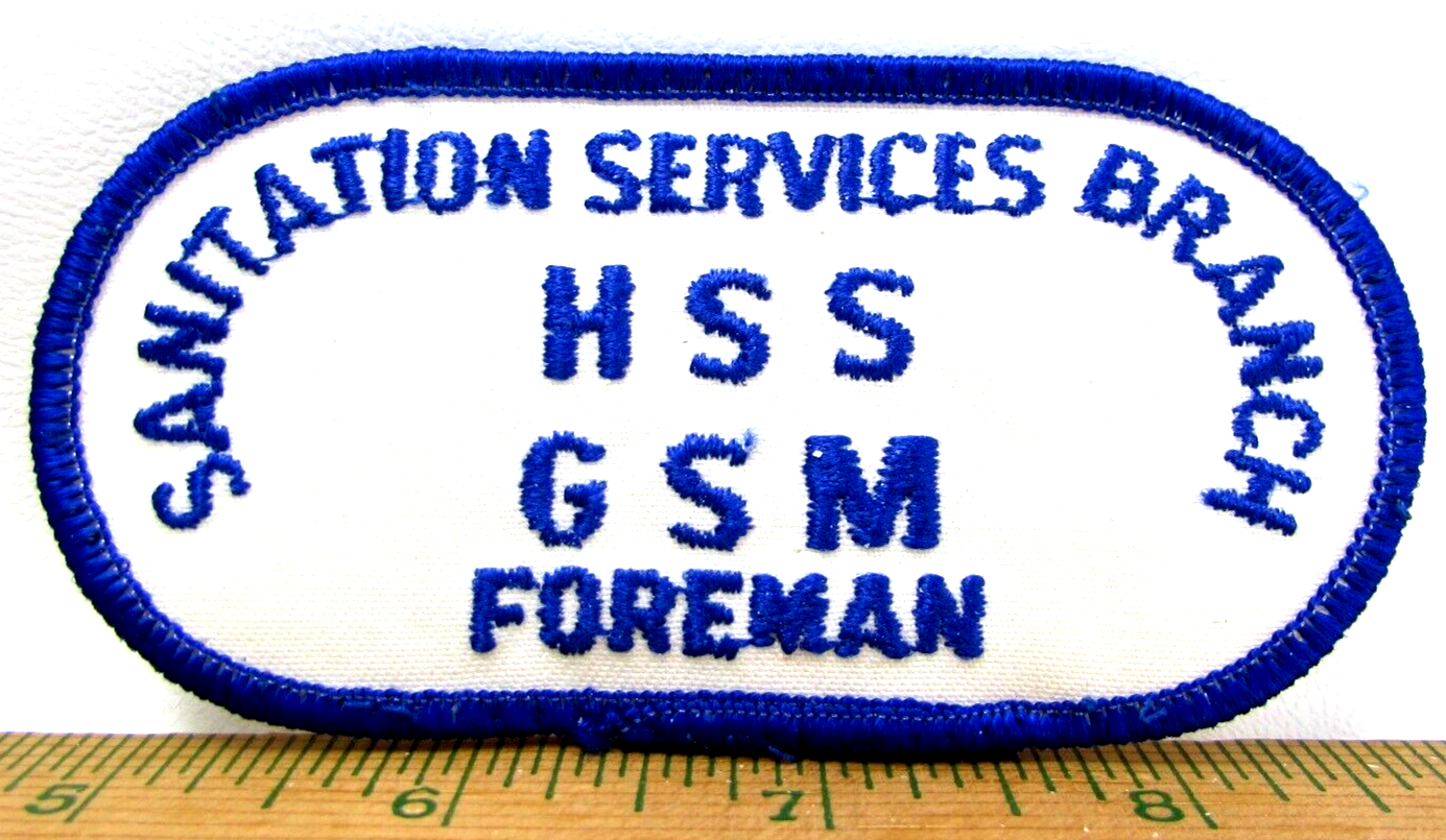 Vintage National Institute of Health NIH HSS GSM Sanitation Service ...
