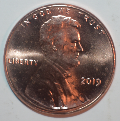 2019 P Lincoln Shield Penny BU Red Cent Brilliant Uncirculated Coin | eBay