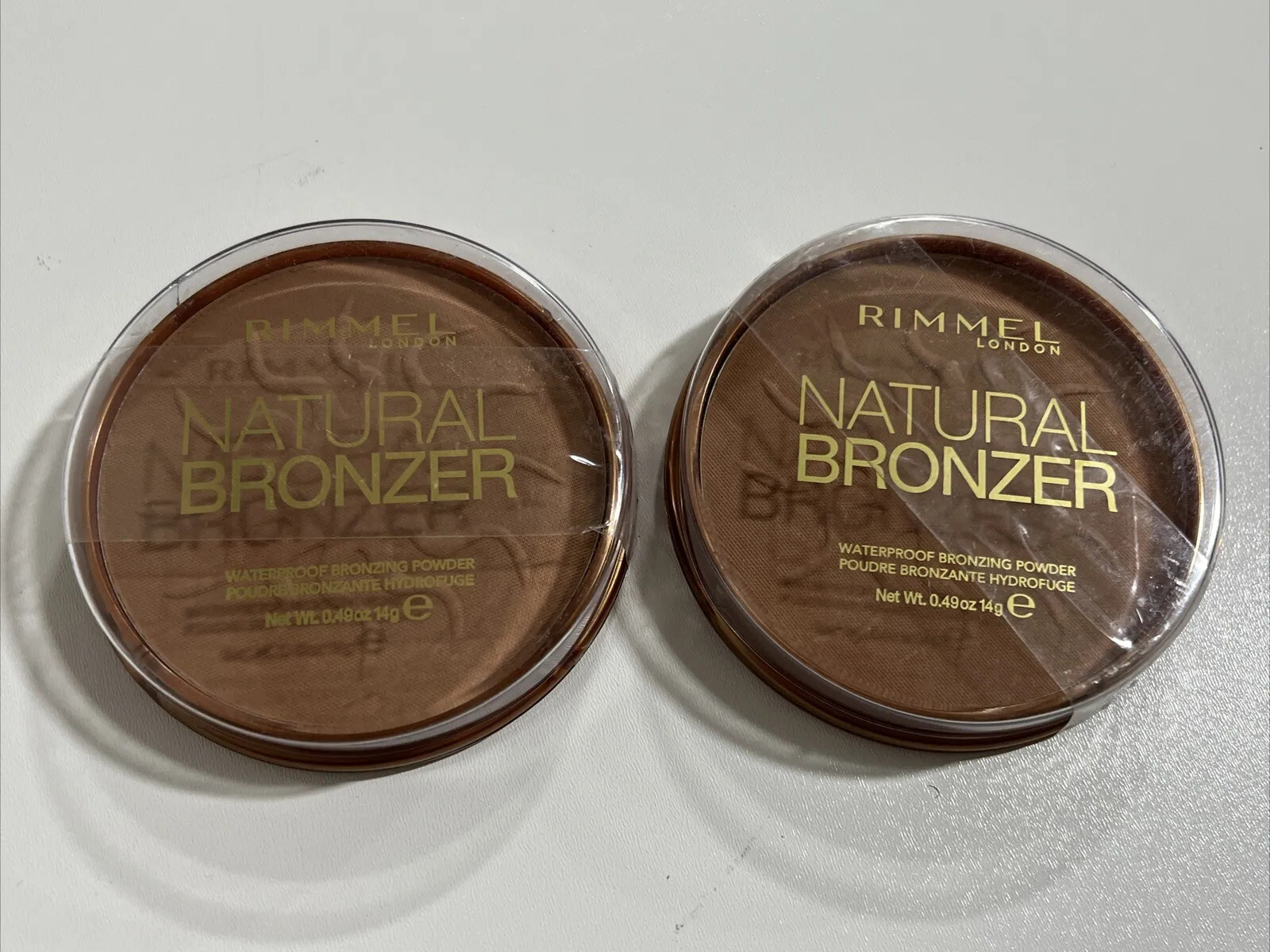Lot of 2 Rimmel Natural Bronzer Waterproof Bronzing Powder - 022 Sun ...