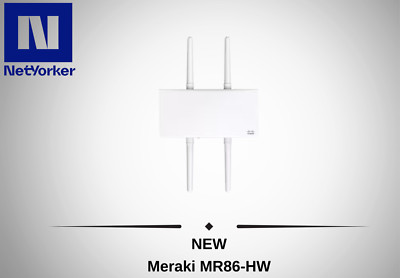 NEW Cisco Meraki MR86-HW 802.11ax 4x4:4 MU-MIMO Outdoor Wireless Access ...