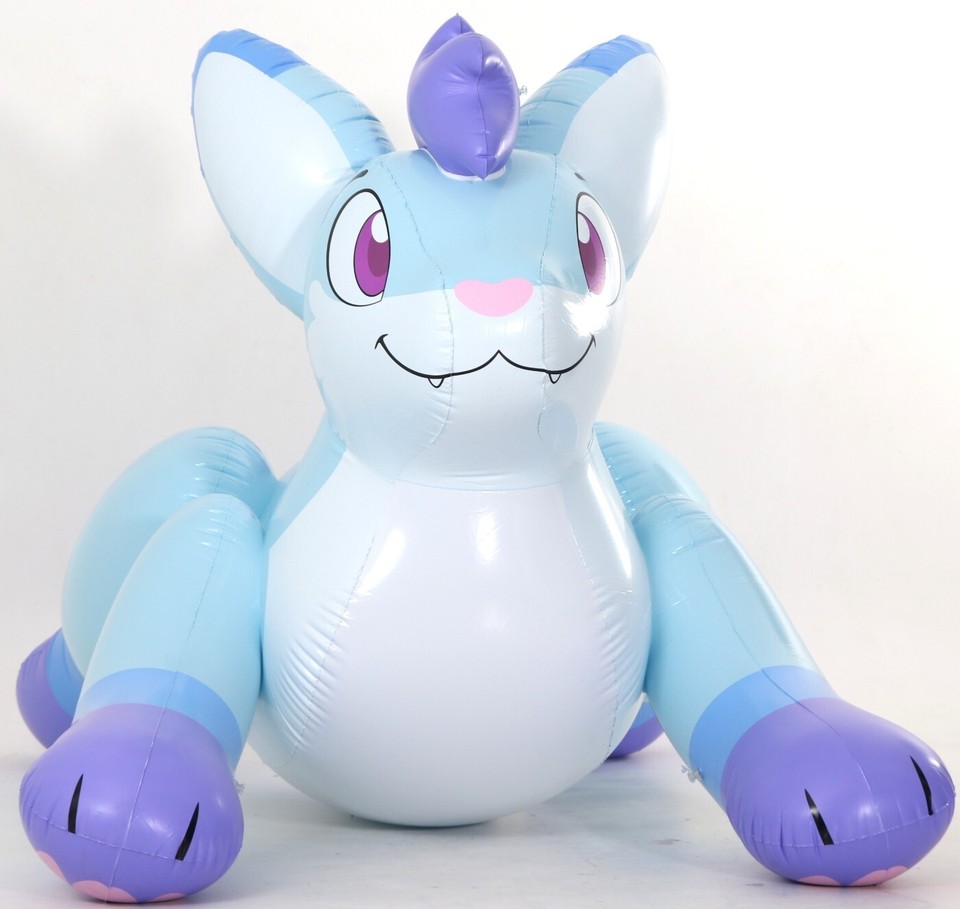 Big inflatable Bunny *Blue* 7feet + long 5 feet+ *Matte Version* high ...
