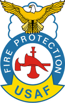5" air force usaf fire protection firefighter fireman sticker decal usa ...