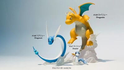 Pokemon 1/20 Scale World Figure BQG Studio - Dratini & Dragonair ...
