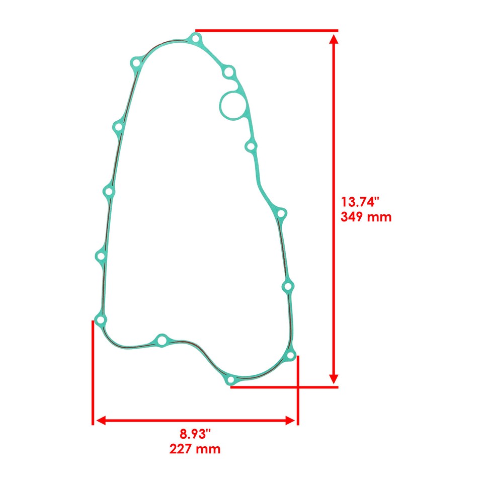 Clutch Cover Gasket for Honda 11394-MEB-670 Gasket Right Crankcase ...