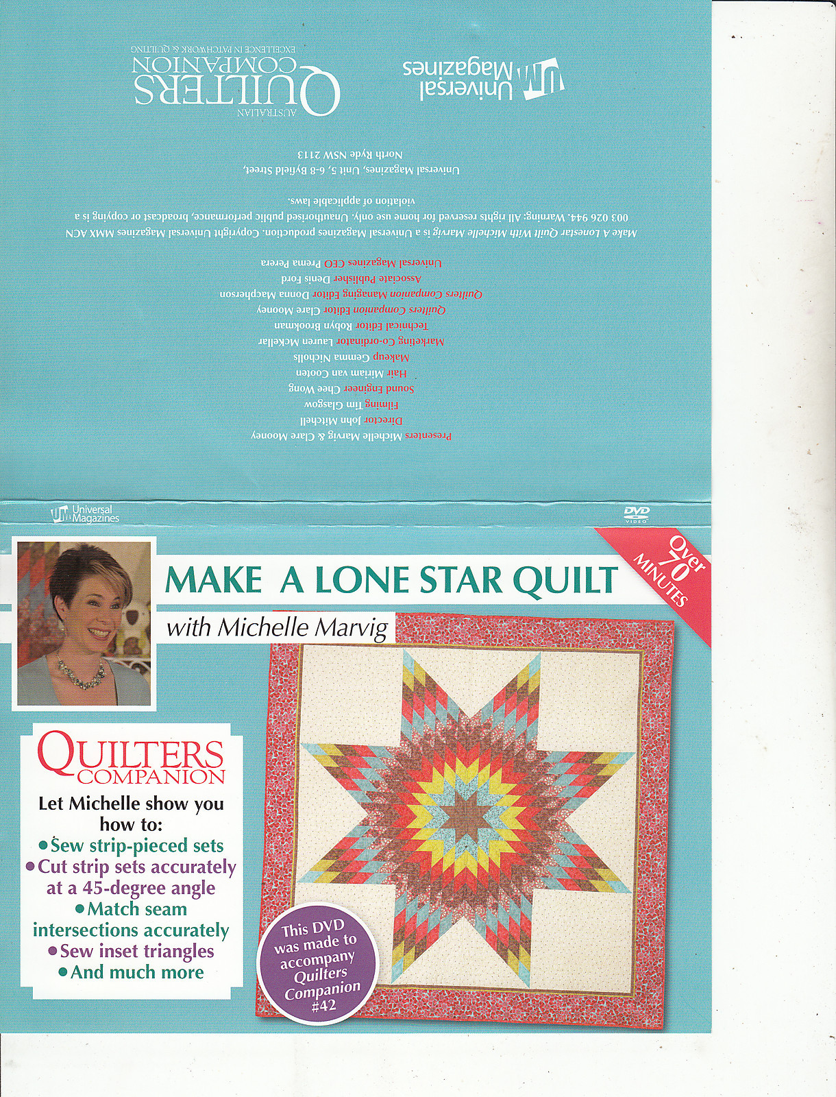Universal Magazines-Make A Lone Star Quilt-With Michelle Marvig-Quilt ...