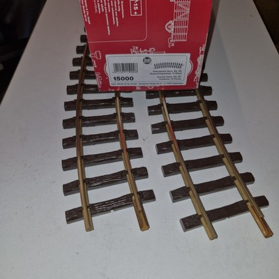 2 x LGB 15000 G Scale 45mm Garden Railway Train Brass Track R2 Radius ...