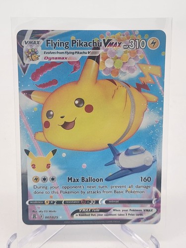 Pokémon TCG Flying Pikachu VMAX Celebrations 007/025 Holo Ultra Rare | eBay