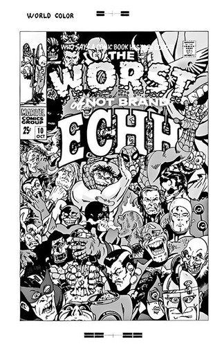 Marie Severin Not Brand Echh! #10 Rare Large Production Art Cover | eBay