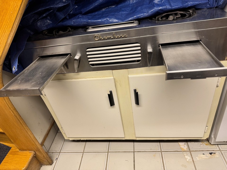 Chambers Model 42-4BB 4-Burner in-a-top broiler drop-in 42" stove top ...