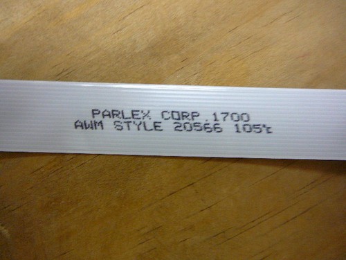 PARLEX CABLE FLAT FLEX 16 POS 1.00MM PITCH 12" L 100R16-305B **NEW ...