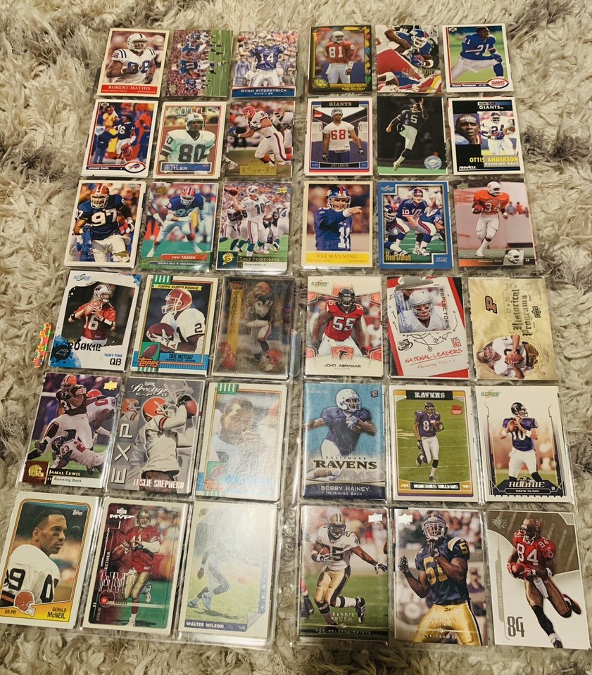 LOT 420+ Topps Rookie NFL FOOTBALL Team Trading Collectible CARDS & 20 ...