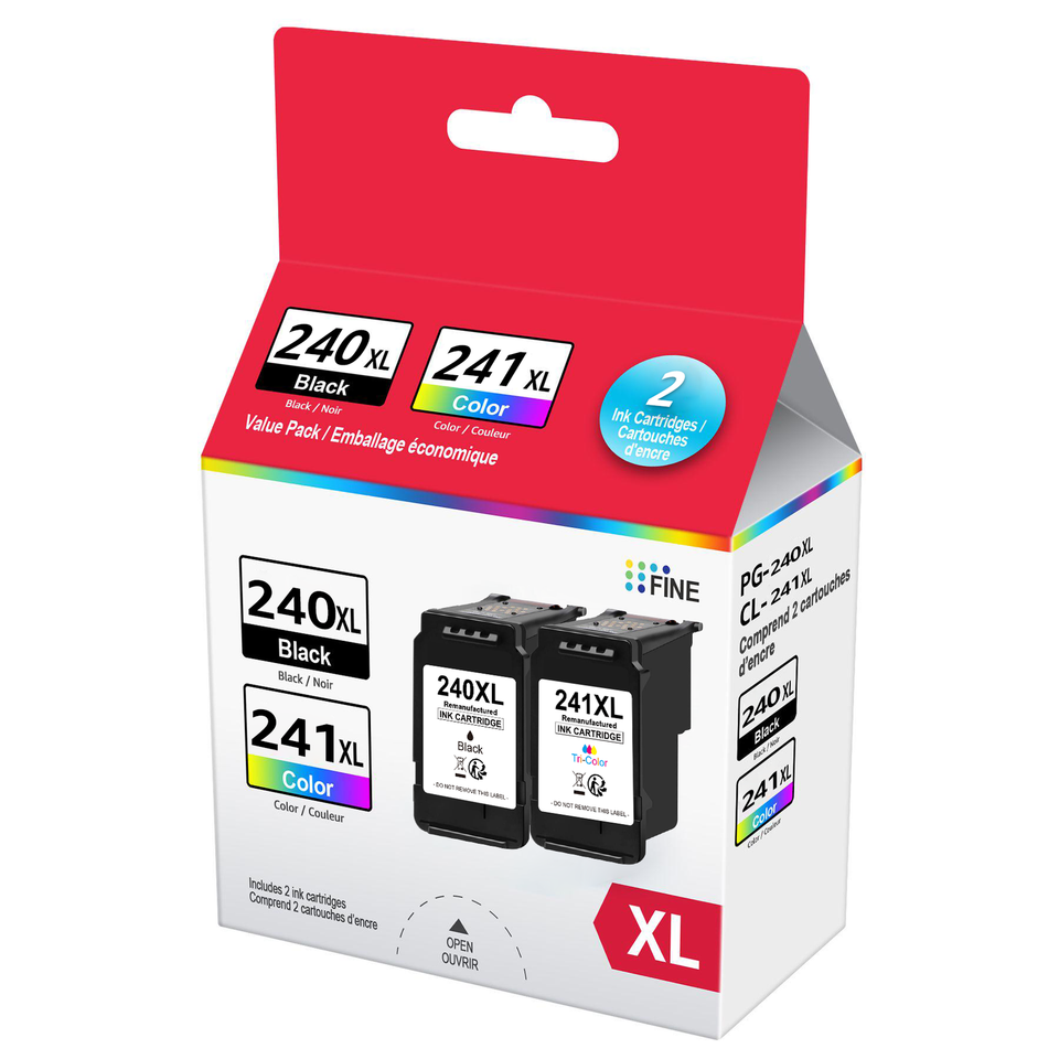 Ink Cartridges for Canon PG-240XL CL-241XL PIXMA MG3520 MG3220 MG3620 ...