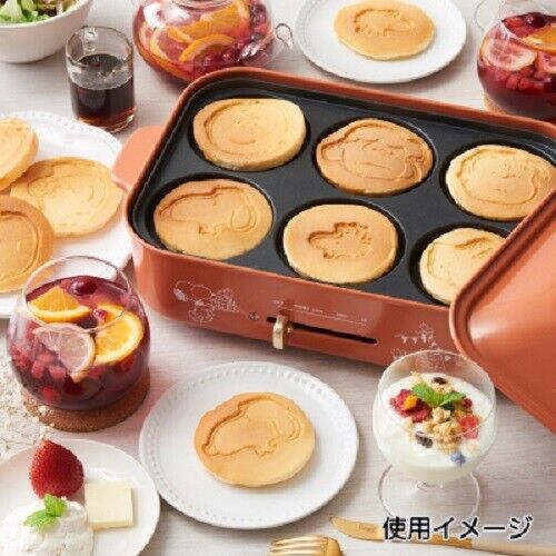 BRUNO x PEANUTS SNOOPY Original Pancake Plate for Compact Hot Plate ...