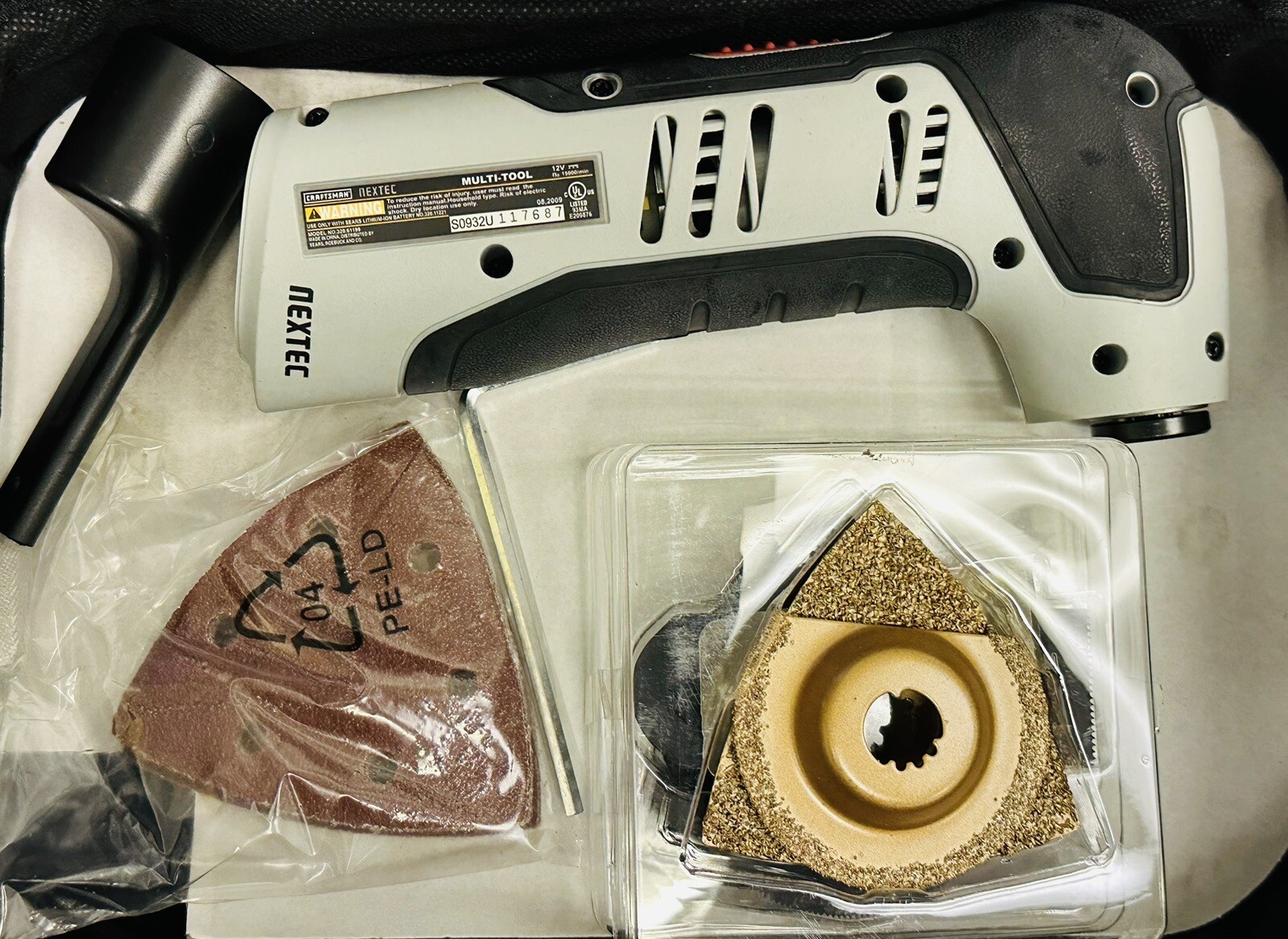 Craftsman Nextec 12v Cordless Multi-tool 12 Volt 61199 Bare Tool Only ...