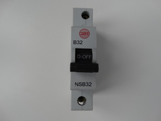Wylex NSB06 NSB16 NSB32 MCB Circuit Breaker 6A 16A 32A 40A Type B ...