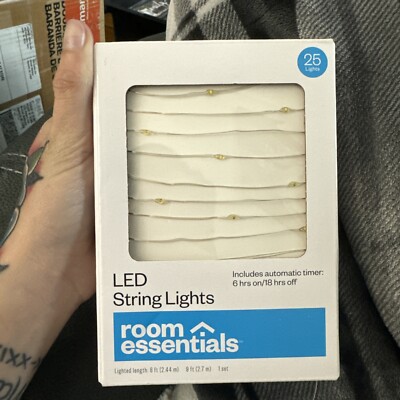Room Essentials LED String Lights 25ct | eBay