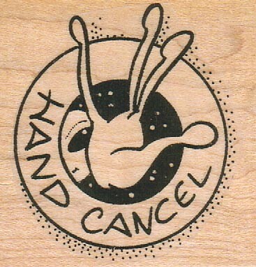 Hand Cancel 2 1/4 x 2" Rubber Stamp, Post Card Stamp, Media Mail | eBay