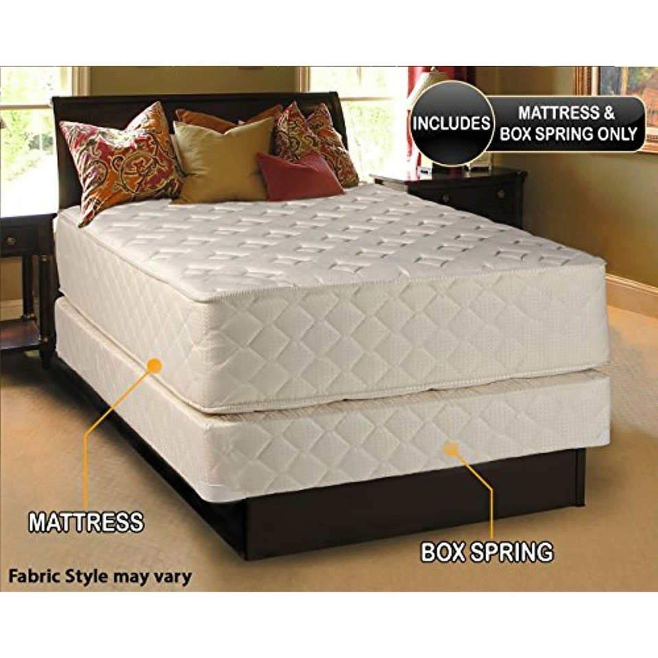 Dream Sleep Highlight Luxury Firm King Size Mattress & Box Spring Set ...
