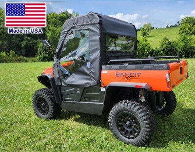 DOORS & REAR WINDOW for Bad Boy Bandit 750 - Vinyl Windows - Soft ...