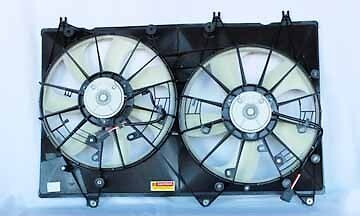 Dual Radiator Condenser Cooling Fan Assembly for 08-10 Toyota ...