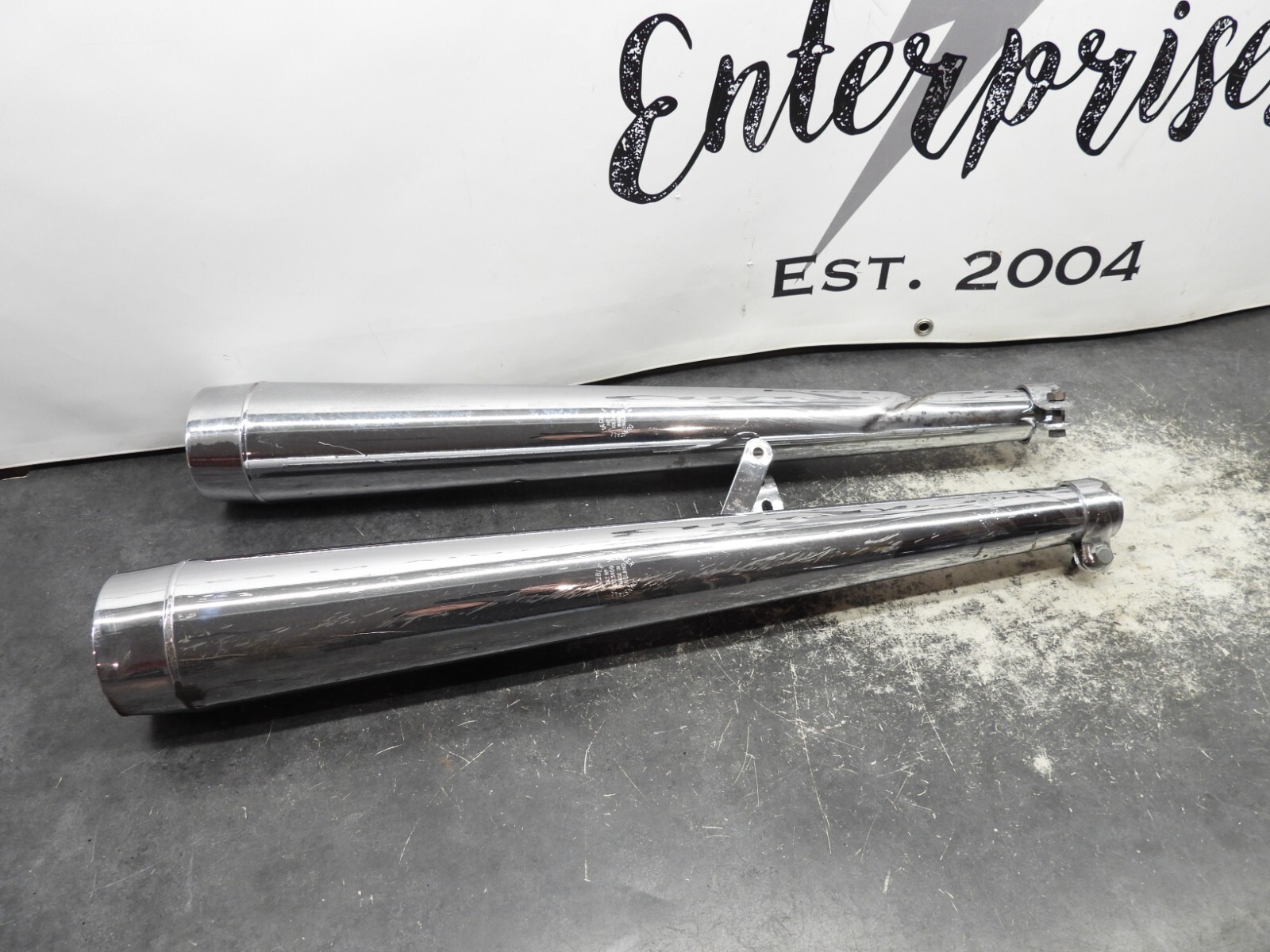 1974 Norton Commando 850 Electric Start Dunstall Exhaust Mufflers 2726 ...