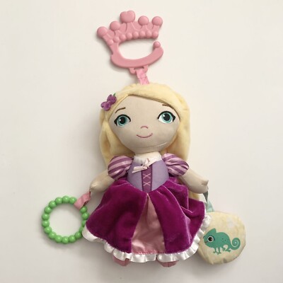 2021 Disney Baby Princess Rapunzel Pascal Infant Toy Plush Crinkle ...