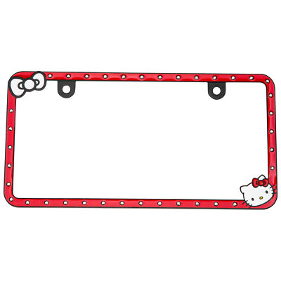 Hello Kitty Bows n' Bling License Plate Frame Red | eBay