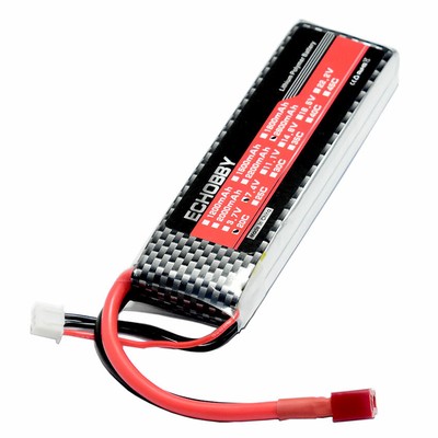 7.4V 2S 2600mAh 20C Lipolymer Battery T-plug RC Model Airplane ...