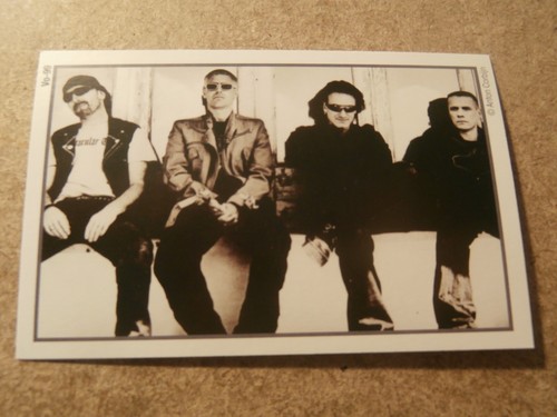U2, BONO, RARE TRADING "ROOKIE" CARD, COLLECTOR (JT29) | eBay