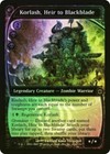 FOIL Korlash, Heir to Blackblade ~ PreRelease Future Sight [ PLAYED ...