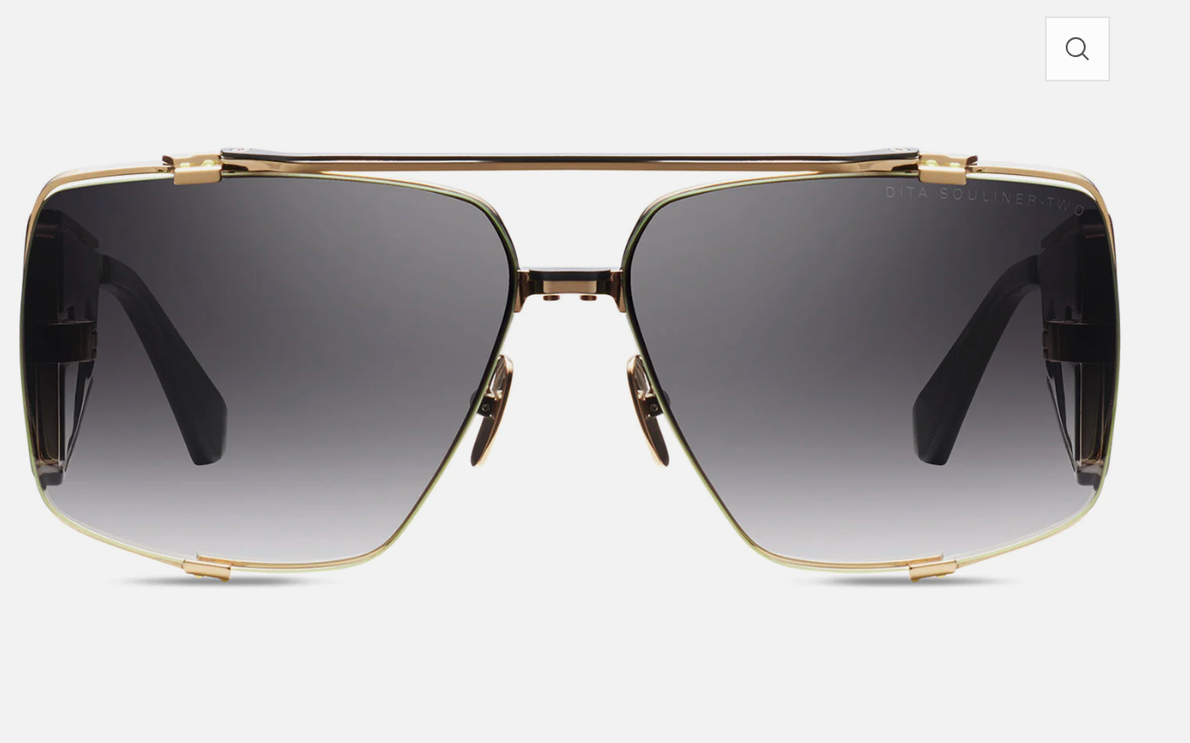 Authentic DITA Souliner-Two DTS136-64-01 Gold/Black Iron/Grey Men ...
