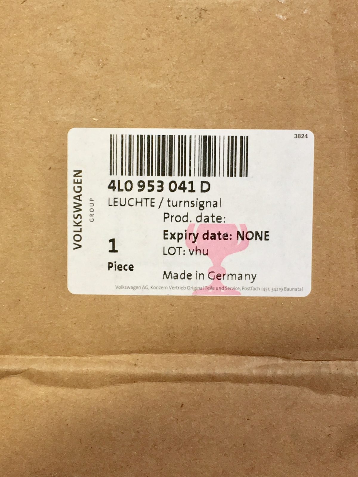 Genuine OEM Audi 4L0-953-041-D Driver Front Left Turn Signal Park Lamp ...