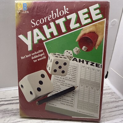 Vintage 1992 Milton Bradley DUTCH Language Yahtzee Game Score Sheets | eBay