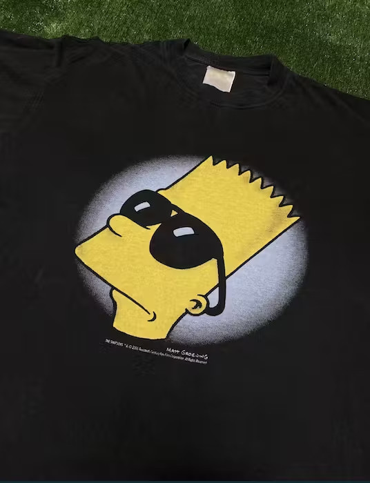 💥 1998/2000 Vintage Bart Simpsons Agent FBI Sunglass… - Gem