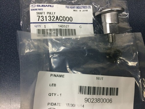 OEM Subaru AC Pulley Bolt Shaft Kit Impreza Legacy Forester Outback ...