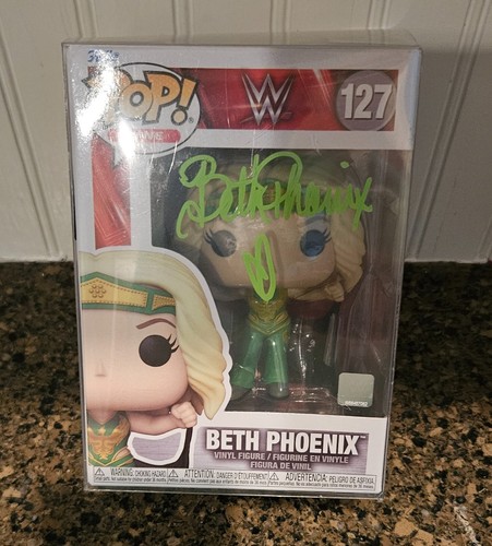 Beth Phoenix WWE Signed Funko Pop Vinyl Figure #127 AUTOGRAPHED w/ COA ...