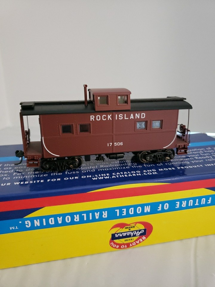 Athearn HO Scale Rock Island Caboose 74342 Mint Condition | eBay