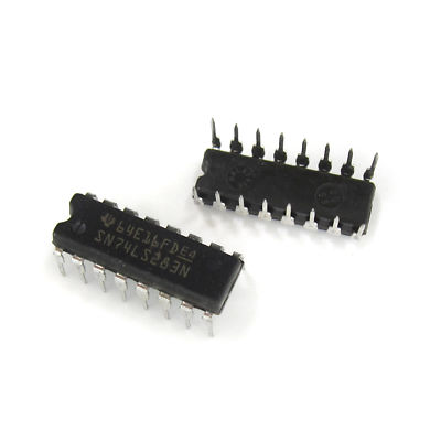 2PCS/5PCS SN74LS283N 4BIT BINARY FULL ADDER 16-DIP Integrated circuit ...