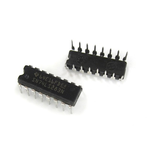 2PCS/5PCS SN74LS283N 4BIT BINARY FULL ADDER 16-DIP Integrated circuit ...